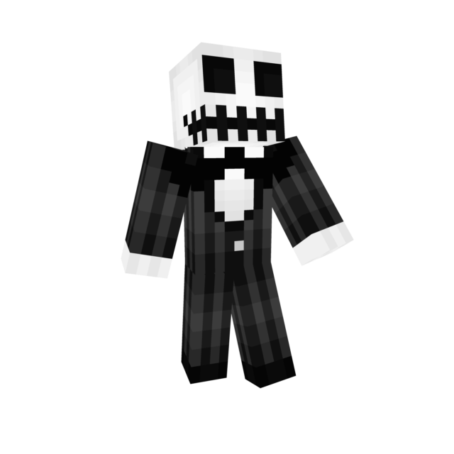Jack Skellington Minecraft Skin